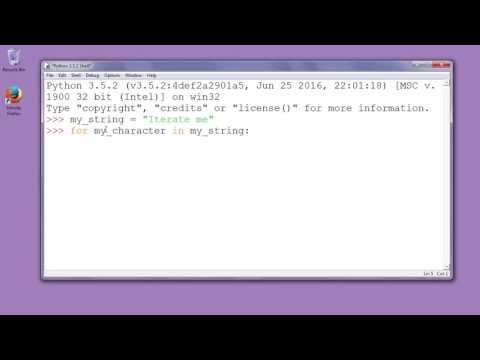 How to iterate string charcter by character in Python - Example (with in operator)