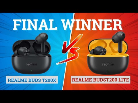 Realme Buds T200x vs Realme BudsT200 Lite 🔥 Which One is Best for Music?