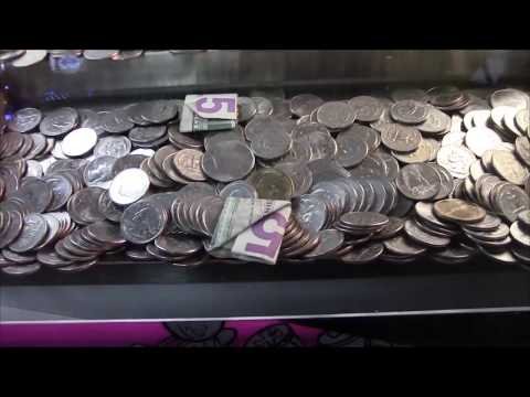 Coin Pusher $5 Bill on the Edge! | Coin Pusher