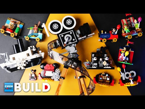 LEGO Speed Build! Disney 100 Collection | LEGO Disney 2023 | Beat Build