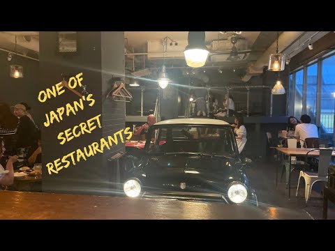 Secret restaurant in Tokyo, Japan