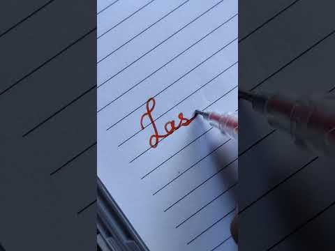 Lasya🧡🧡#cursivewriting #shortvideo #beginners #nameart #regular