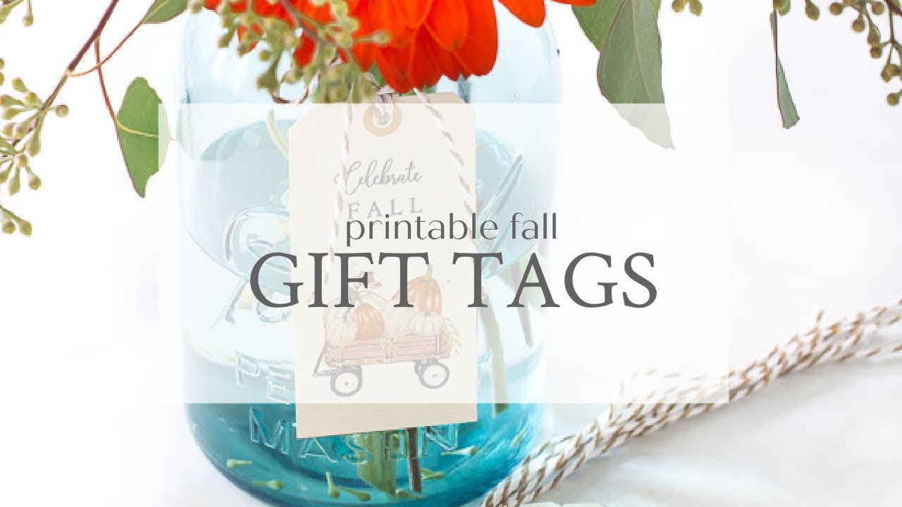 Free Printable Fall Gift Tags
