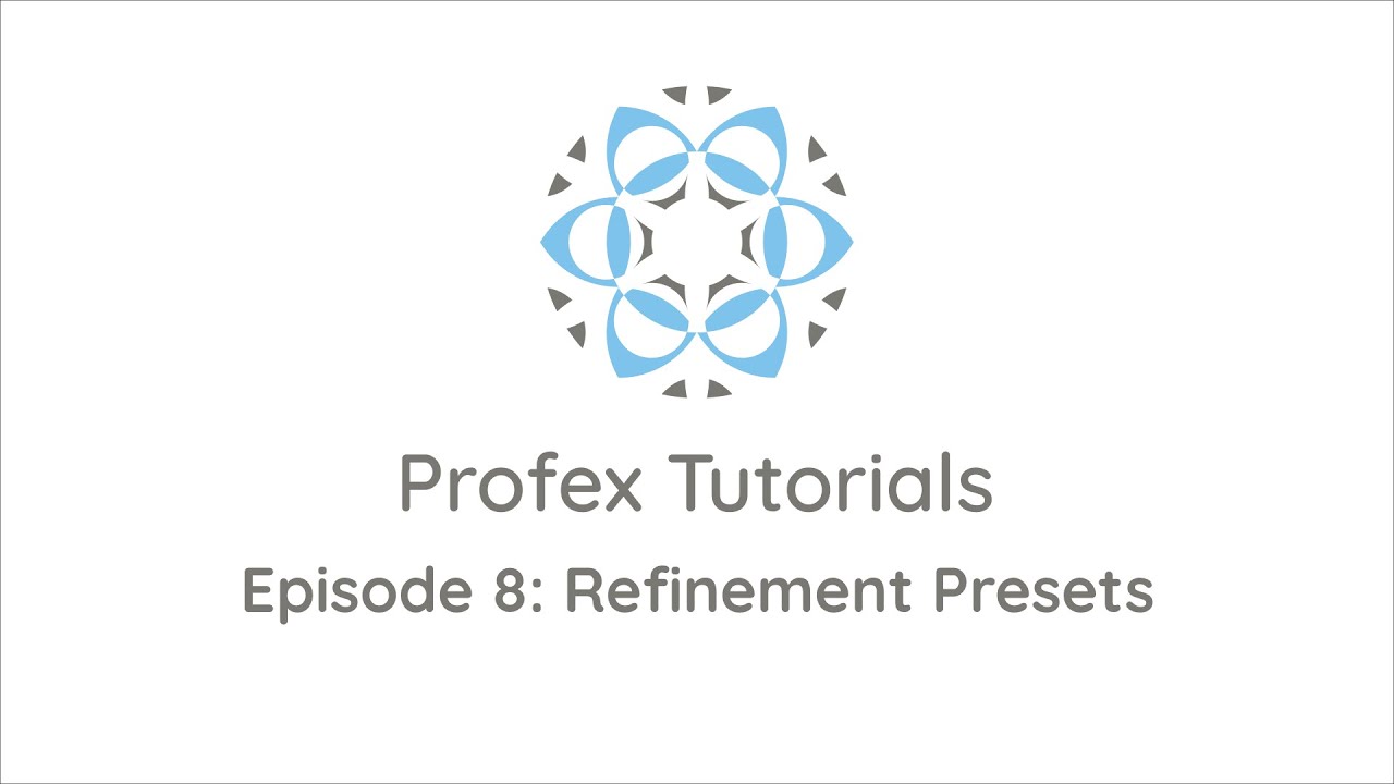 Profex XRD: Refinement Presets
