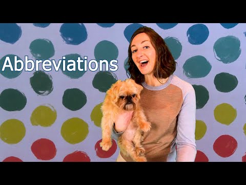 Abbreviations Lesson for Kids