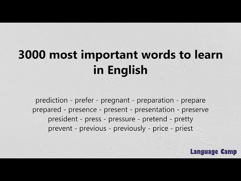 《1961 - 1980》3000 most important words to learn in English with sentences and IPA pronunciation