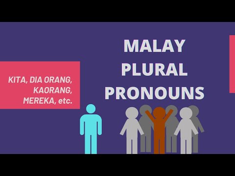 LEARN MALAY - What are "they" & "we" in Malay? Kita or kami? Mereka? Diorang? How are they used?
