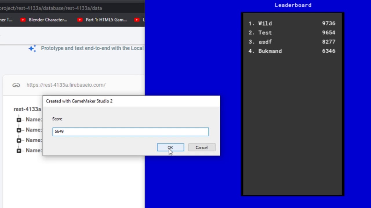 GameMaker Firebase Leaderboard