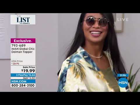 IMAN Global Chic Dolman Topper
