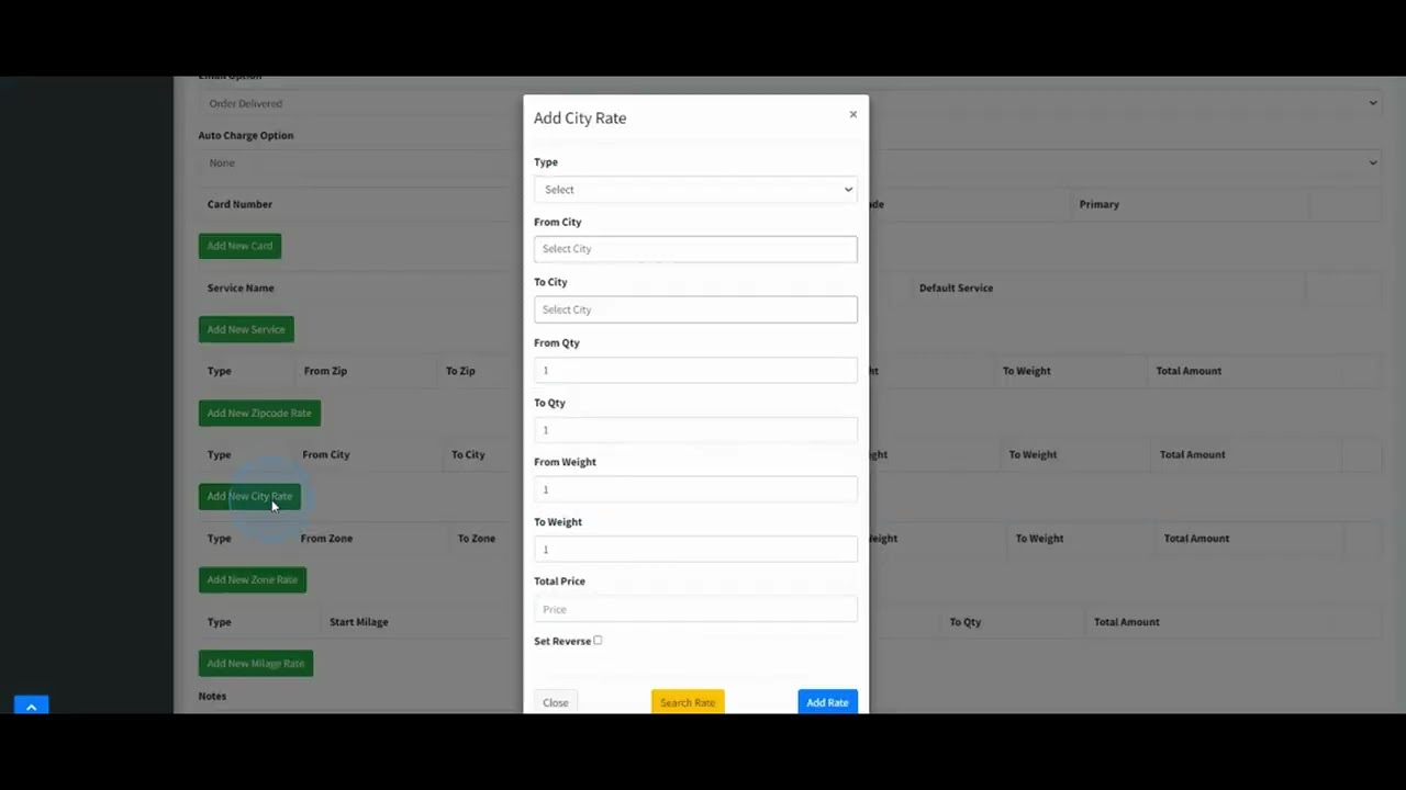 Customers setup & manage - Carrier Direct Transportation Management Dispatch Tutorial