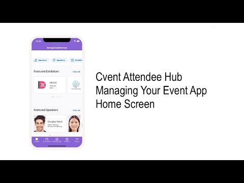 How to build and design the home screen on Cvent's mobile event app