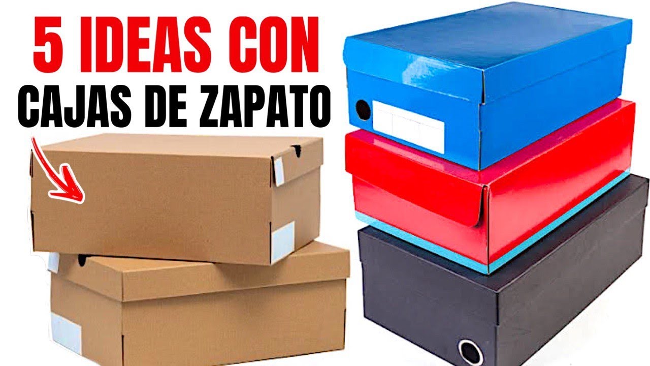 5 MANUALIDADES PARA TRANSFORMAR CAJAS DE ZAPATOS | SHOW DE MANUALIDADES