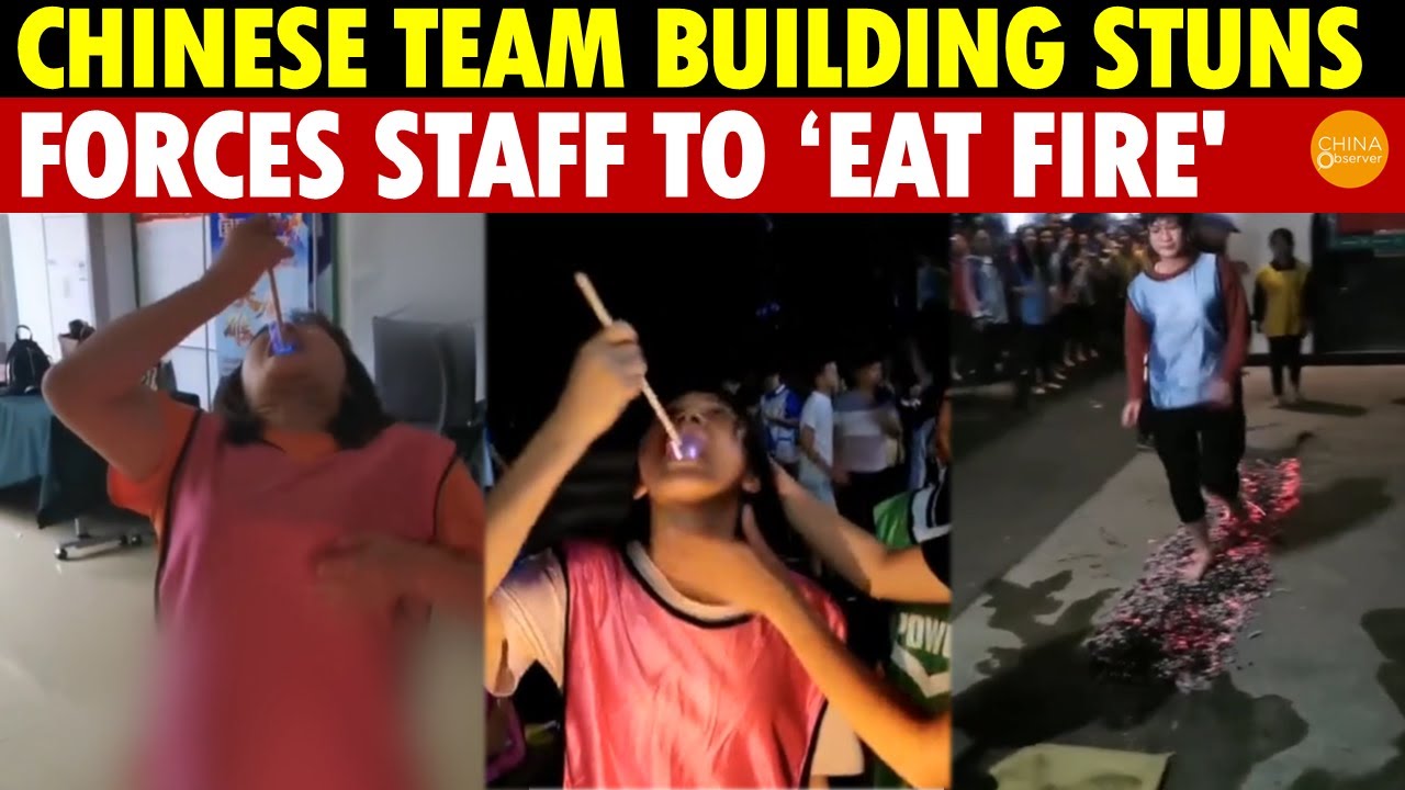 Bizarre Chinese ‘Team Building’ Shocks: Dalian Company Forces Staff to ...