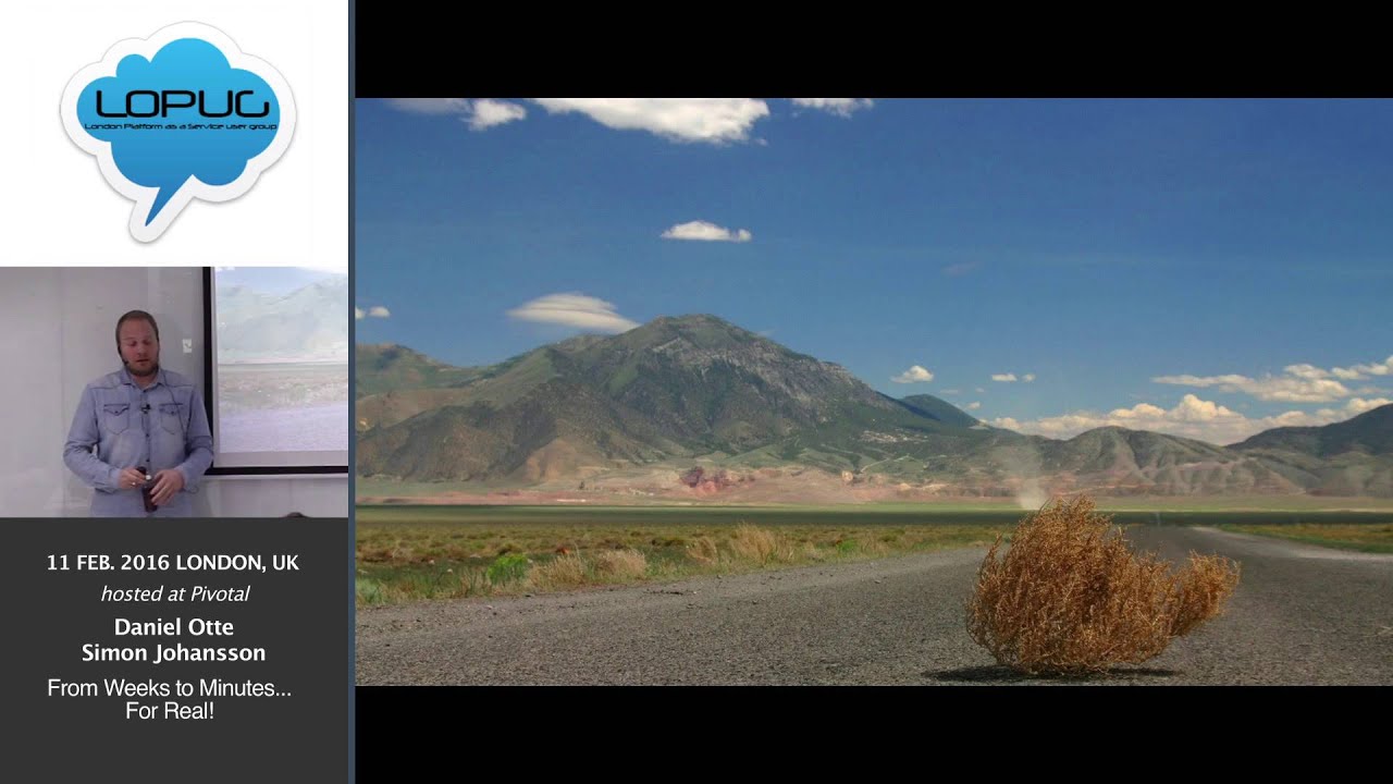 From Weeks to Minutes...For Real!