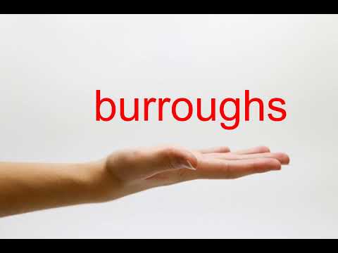 How to Pronounce burroughs - American English
