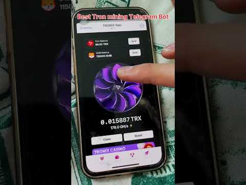 Best Tron mining Telegram Bot link in comment box π€π #freemoney #mine #crypto #shorts