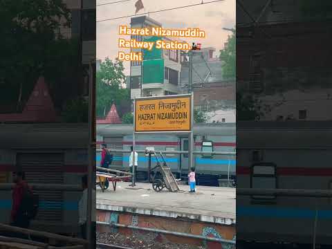 Hazrat Nizamuddin railway station (station code: NZM) is a railway station in South Delhi, ,🚂