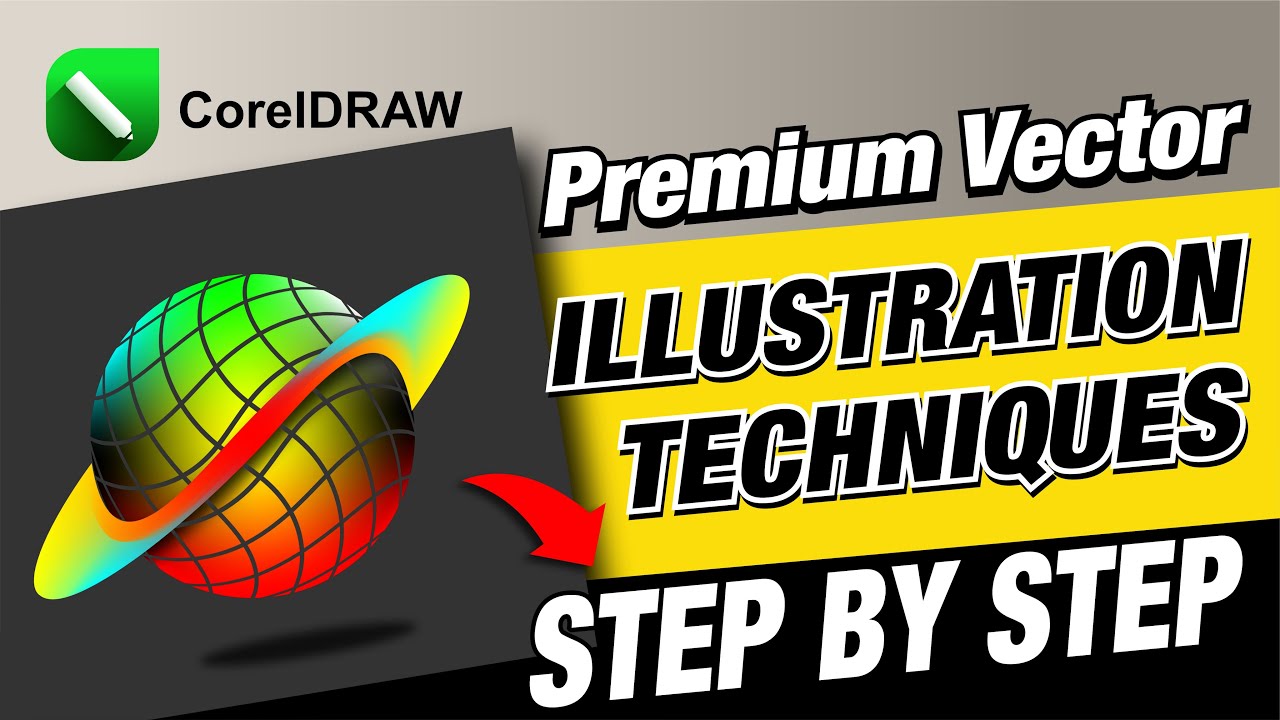 🔥 CorelDRAW Tutorial: How to Create Premium Vector Illustration | 3D Astro Logo🔥