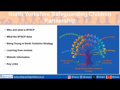 An overview of North Yorkshire Safeguarding Children Partnership & review of learning from cases.
