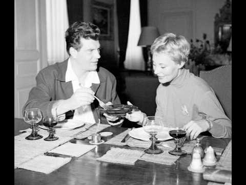 Michele Morgan Henri Vidal 1954 At Their Apartment