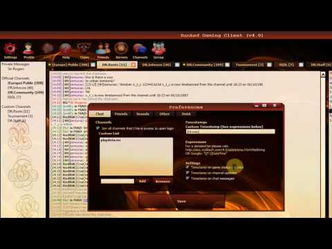 Ranked Gaming Client tutorial for version 4.0