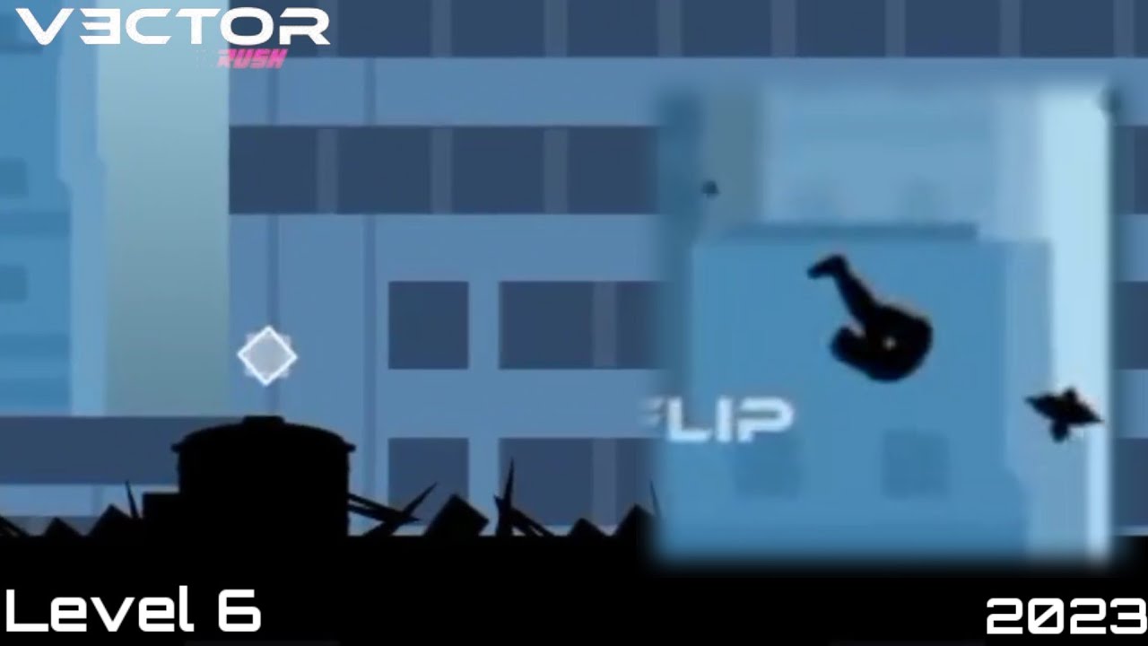 Vector Rush Level 6 Gameplay(3 Stars)