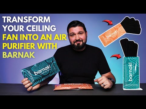 Transform Your Ceiling Fan into an Air Purifier with Barnakl!