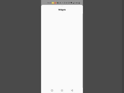 How to add and remove widgets from one plus nord shelf