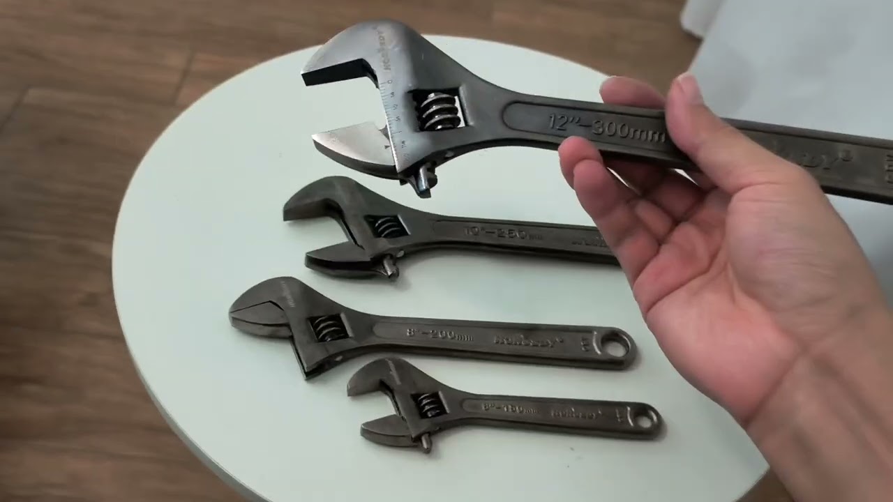 Horusdy 4-Piece Adjustable Wrench Set Unboxing and Features 