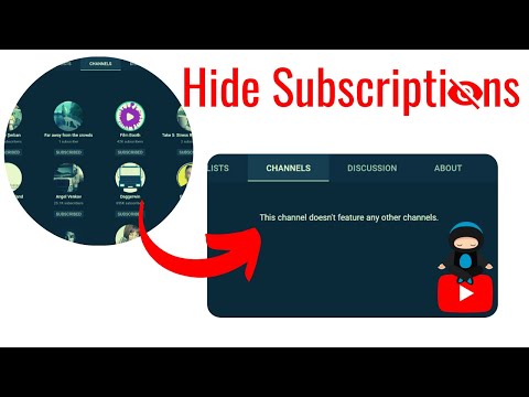 How To Hide Subscriptions From Your YouTube Channel