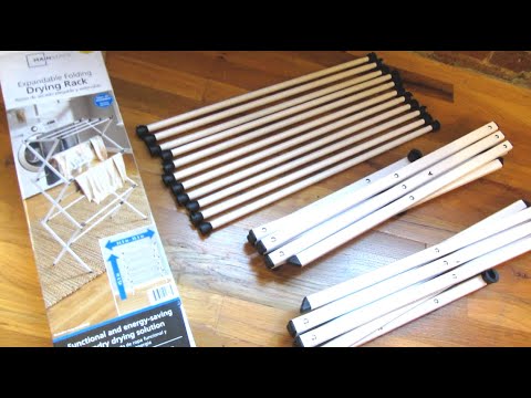 Best Laundry Metal Drying Rack | Expandable 24" to 36" | Foldable and Collapsible Clothes Rack