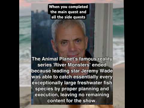 Jeremy Wade was a legend for getting all the river monsters #meme #fish #facts #shorts