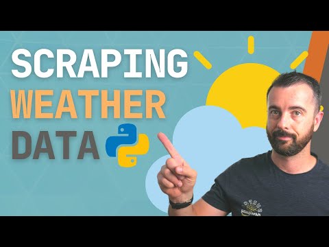Web Scraping Weather Data with Python
