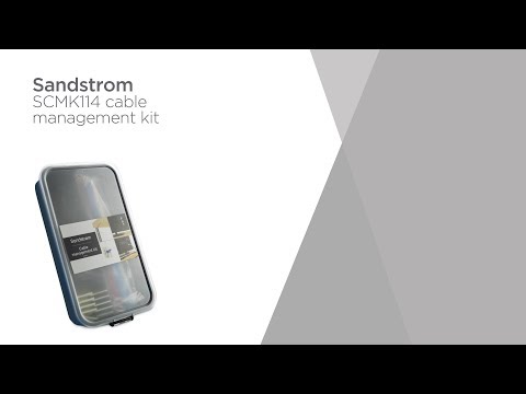 Sandstrom SCMK114 Cable Management Kit | Product Overview | Currys PC World
