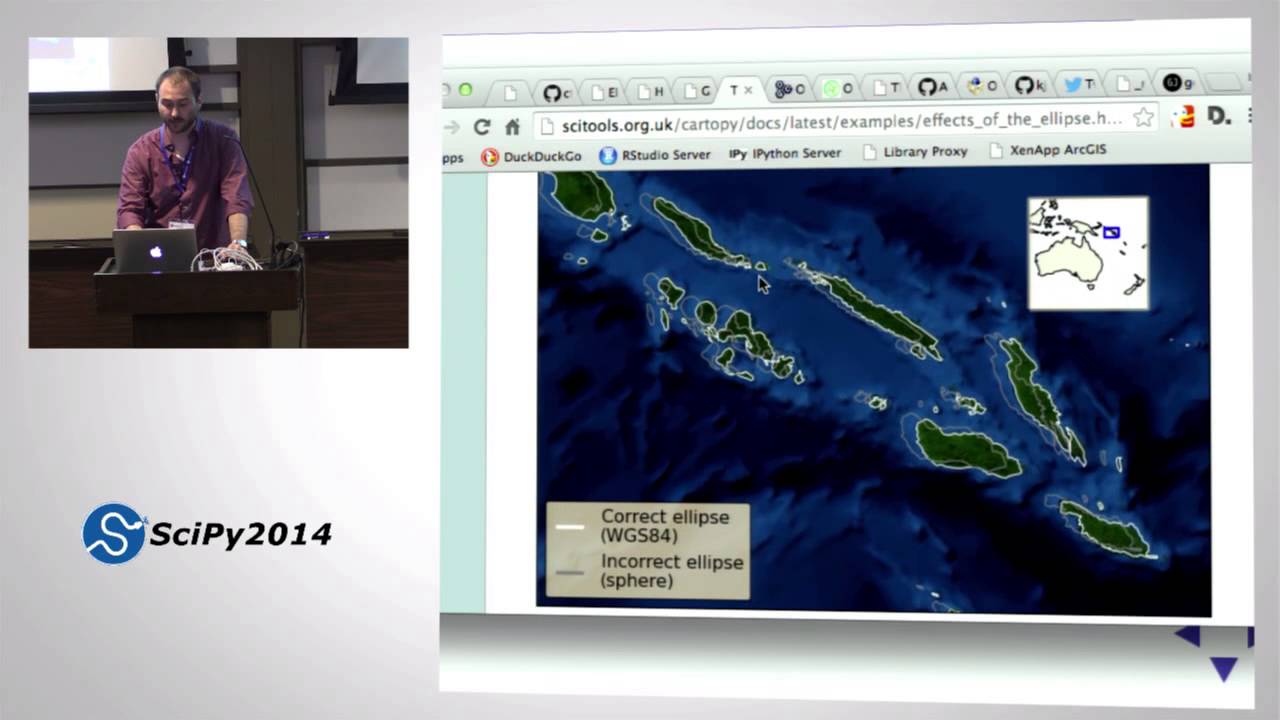 Geospatial data in Python: Database, Desktop and the Web - Part 1 | SciPy 2014 | Carson Farmer