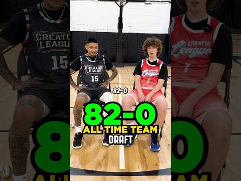 Drafting an 82-0 NBA team with Nelson Neumann! π #shorts