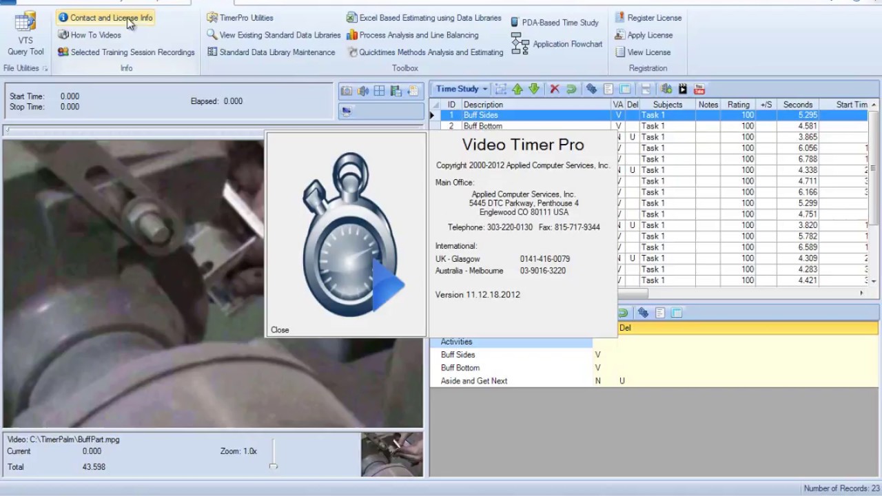 Video Timer Pro Toolbox