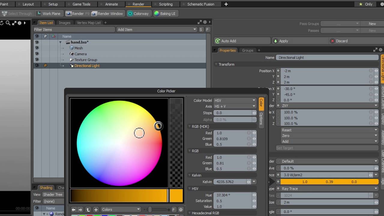 MODO 10 Quick Clip -- Redirected Properties