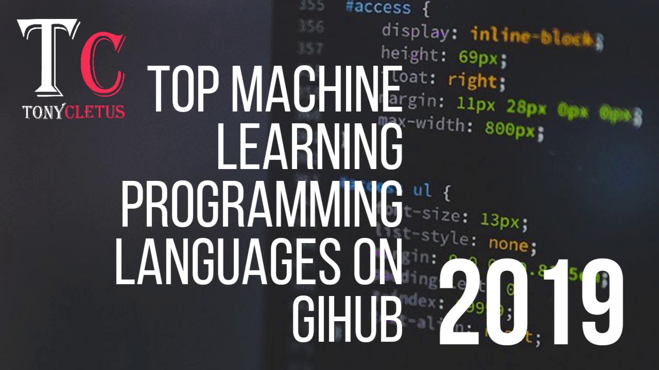 Top Machine Learning Programming Languages on Github