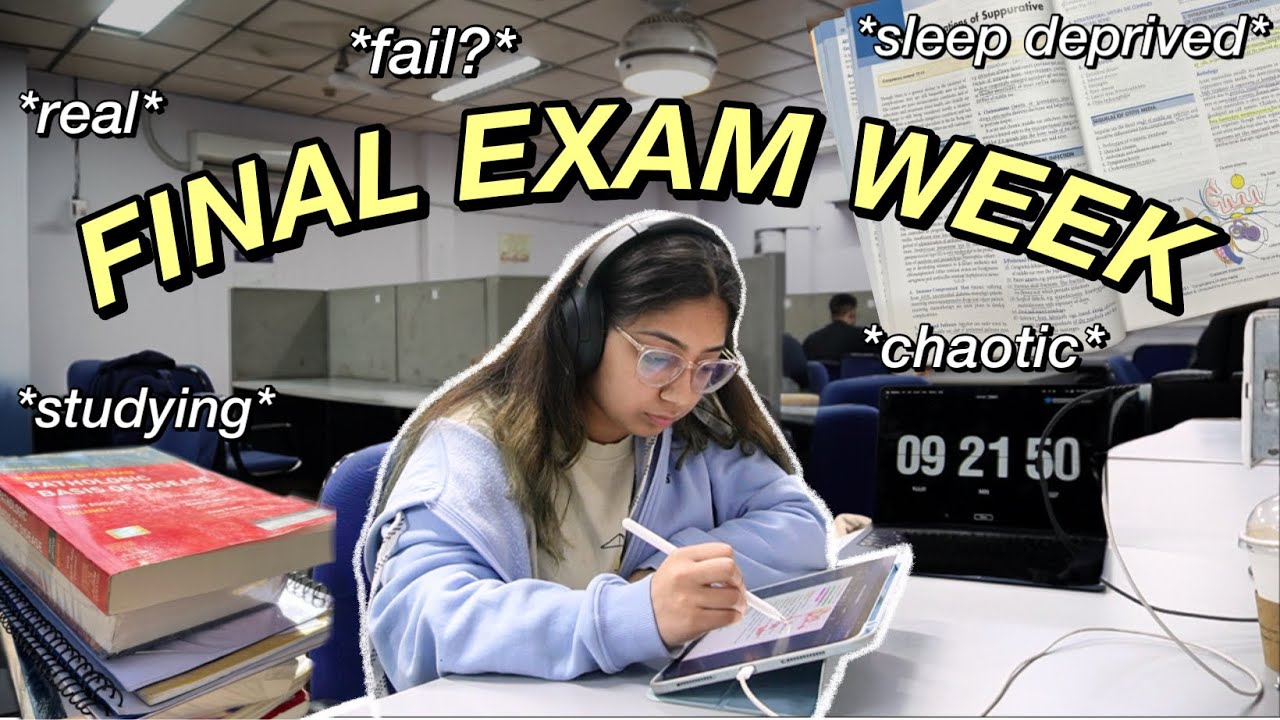 MBBS 3rd year FINAL EXAM WEEK💌-  back to back exams, lots of studying, pulling all nighter