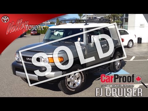 (SOLD) 2009 Toyota FJ Cruiser For Sale At Valley Toyota Scion IN Chilliwack B.C. (#14000A)