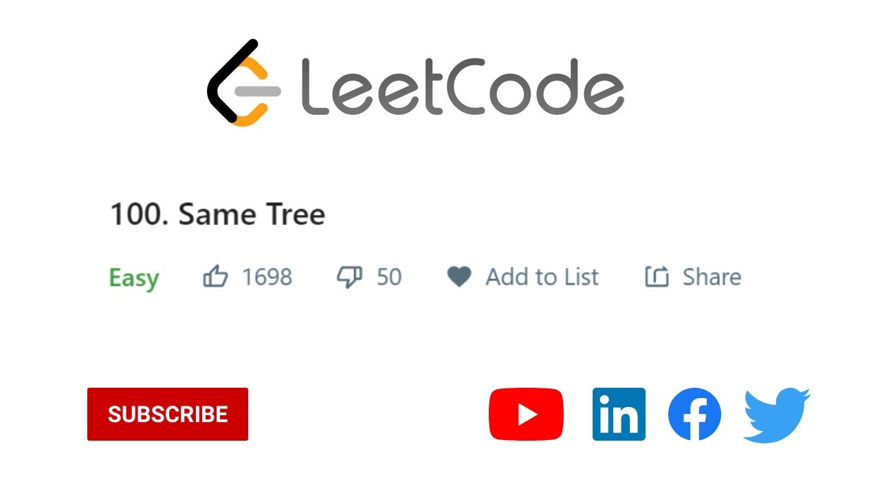 100. Same Tree [Java] - Leetcode