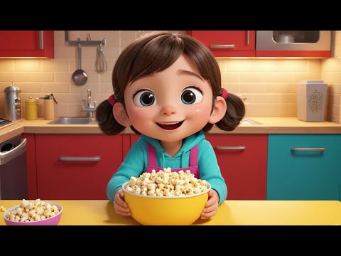 I’m a Little Popcorn Bowl Rhyme Song | Popular Nursery Rhyme | Educational Kids Songs