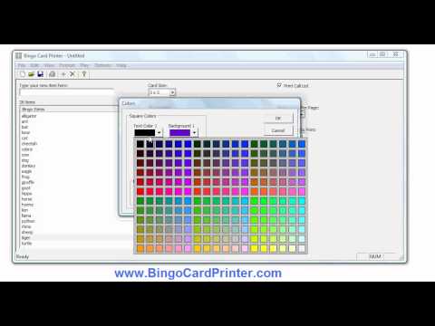 Bingo Card Generator - bingo card creator software for education, ESL, and holiday events