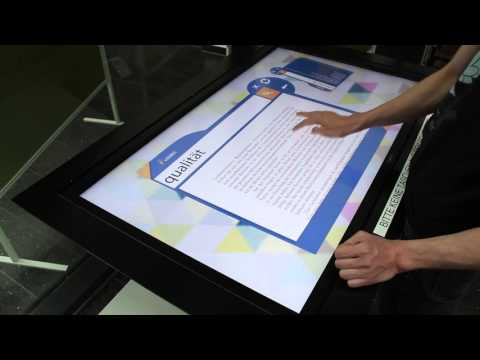 Multi-touch Table at Harz University of Applied Sciences