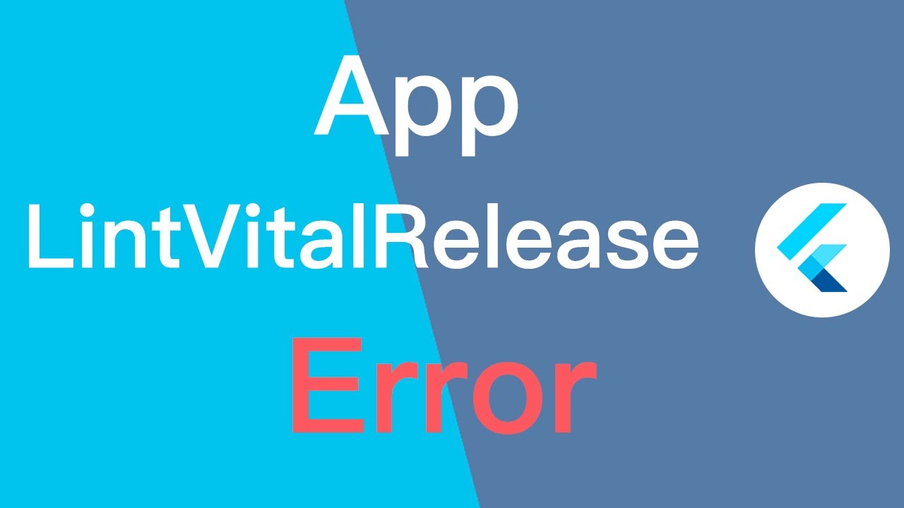 Solved Execution failed for task ':app:lintvitalrelease' Flutter