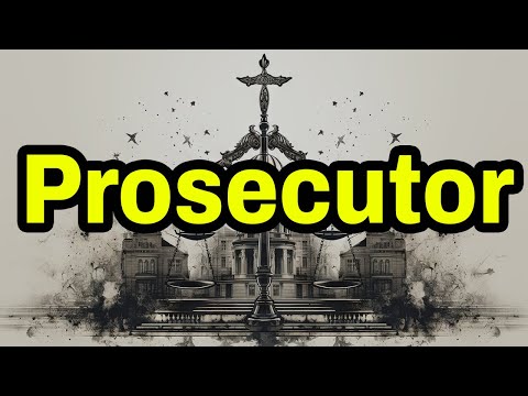 Prosecutor Pronunciation | How To Say Prosecutor | Prosecutor Meaning