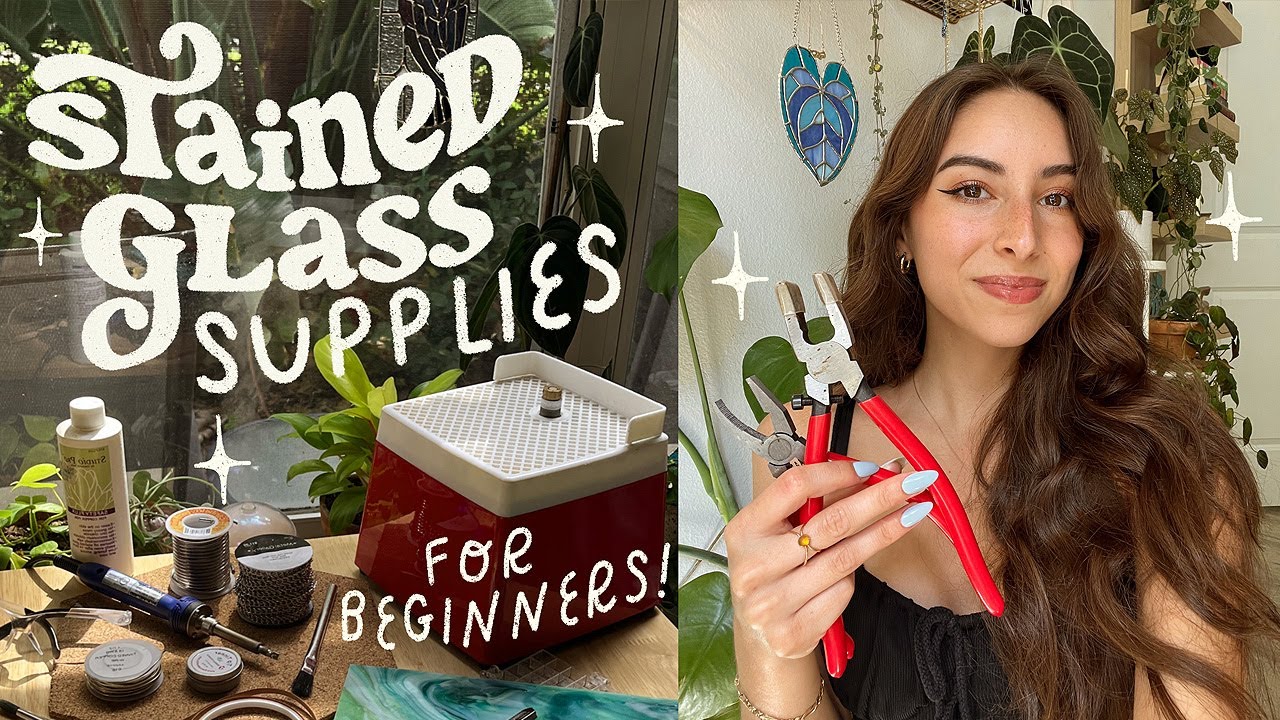 stained glass supplies for beginners ✷  what you need to start!