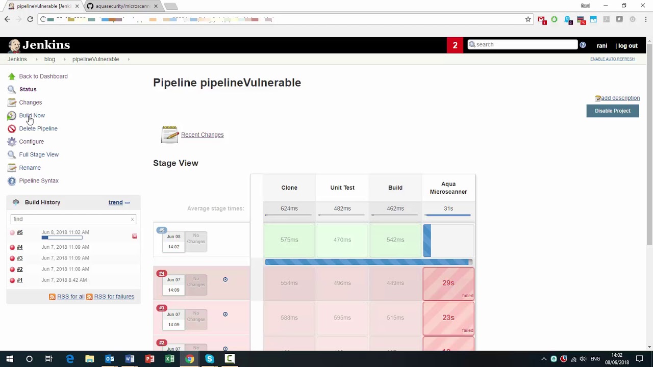 Aqua MicroScanner Jenkins Plug-In for Scanning Docker Builds