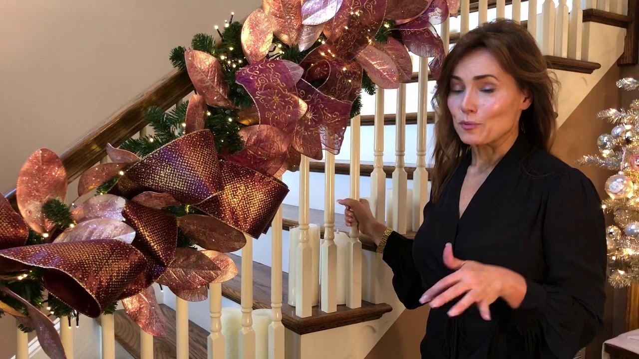 Large Red and Gold Christmas Ribbon